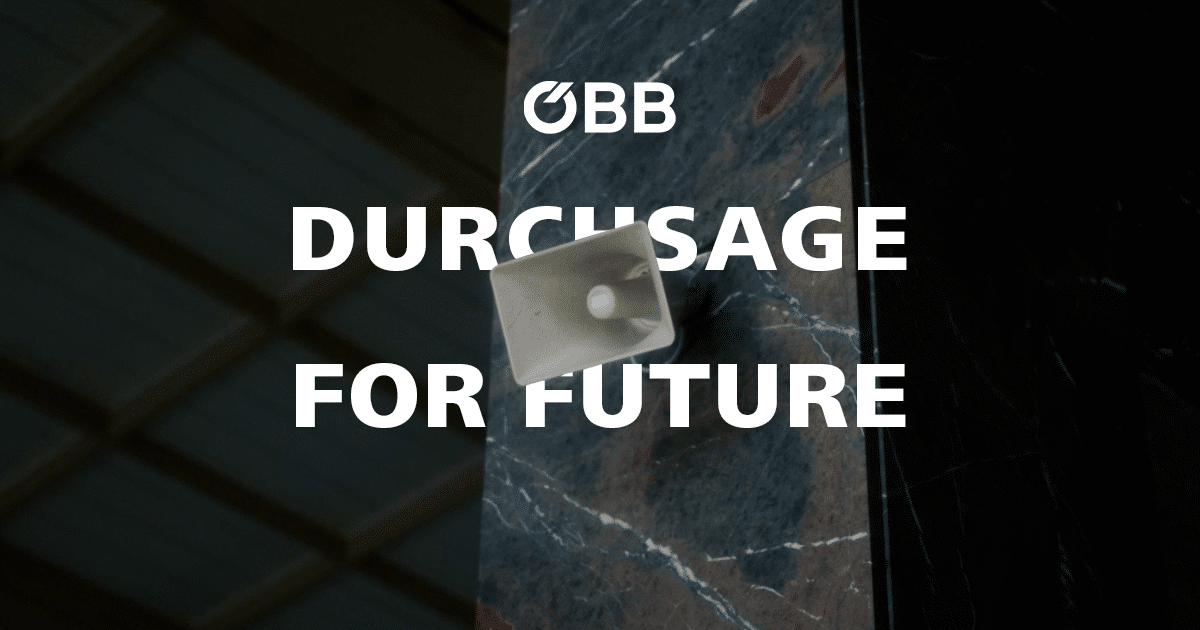 ÖBB - Durchsage for future